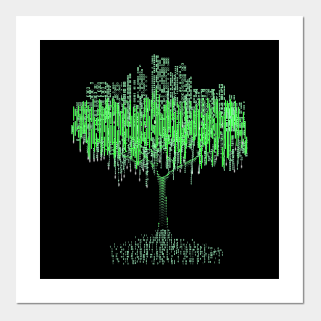 Binary Tree Coding Computer Programmer Coder Nerd Computer Programmers Posters And Art